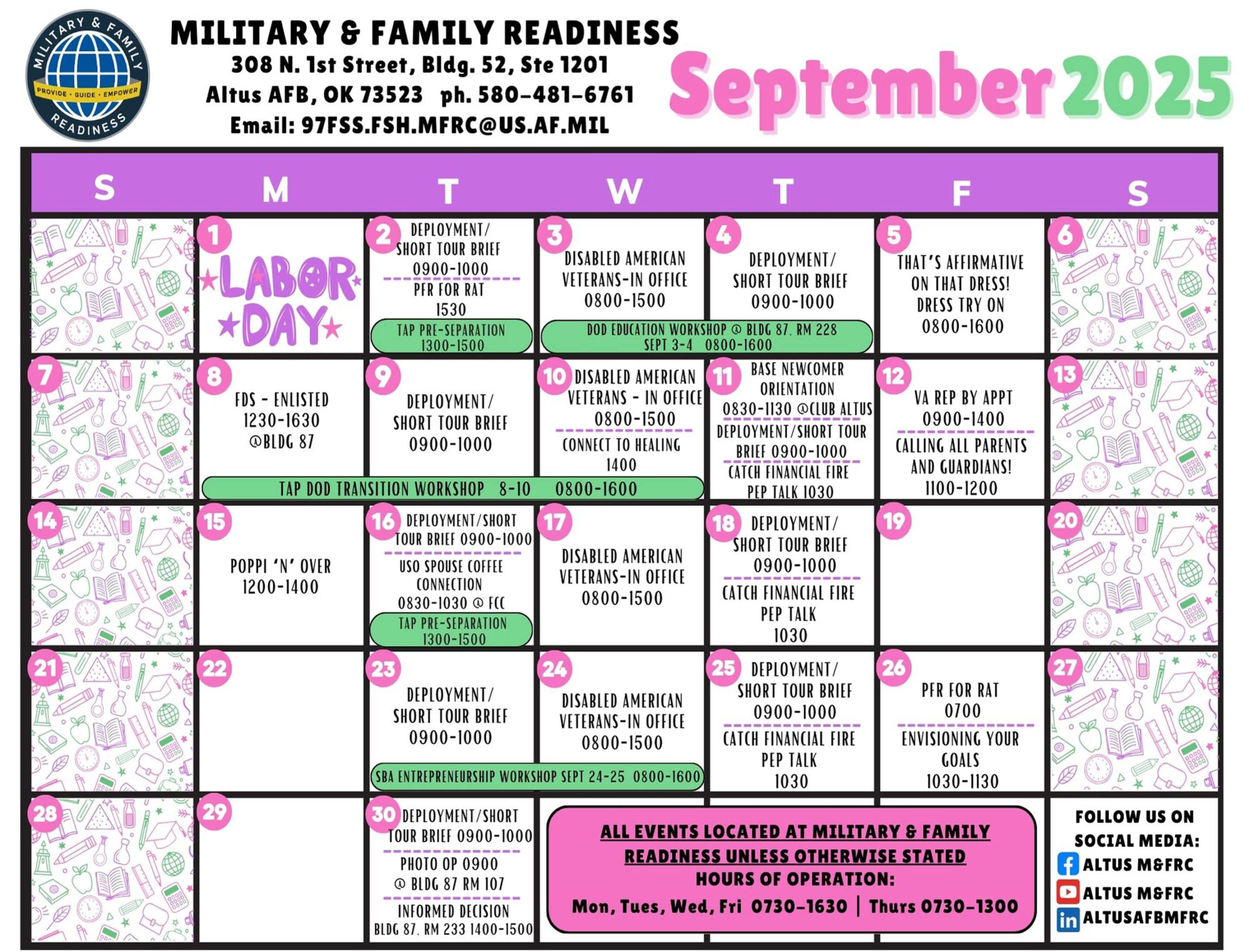 Military & Family Readiness Center | Altus AFB